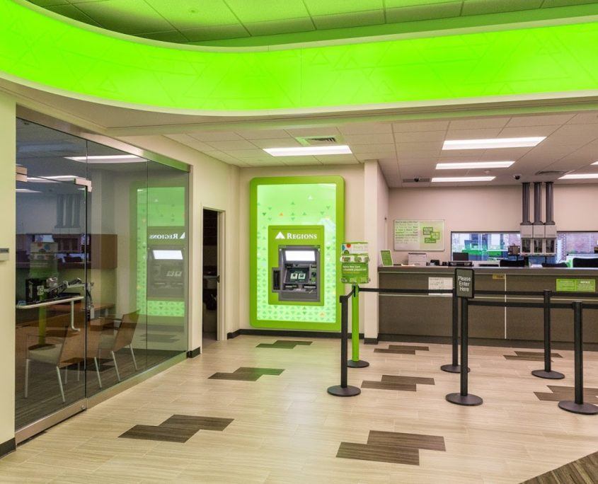 Regions Bank Interior | Method-1 Interiors