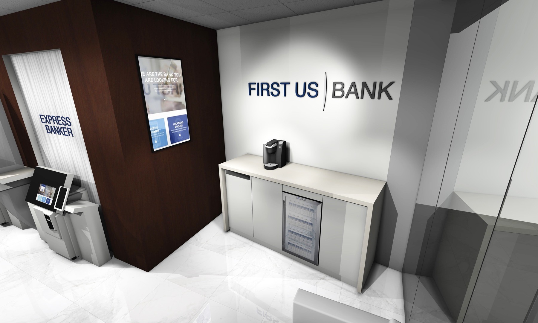 First US Bank | Method-1 Interiors