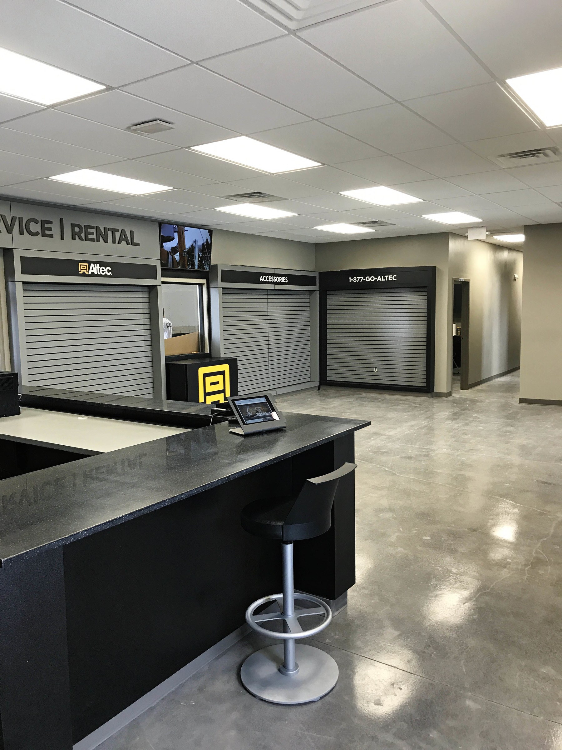 Altec Storefront | Method-1 Interiors