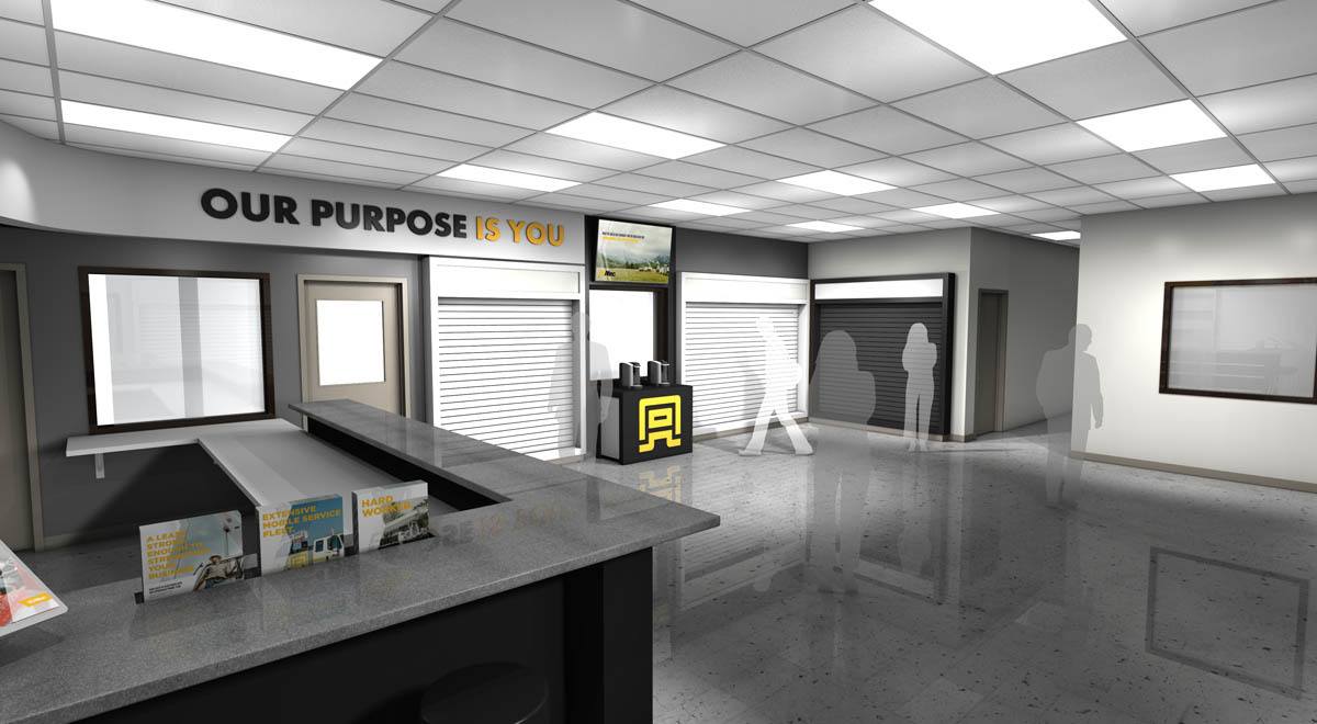 Altec Storefront Rendering Texas | Method-1 Interiors