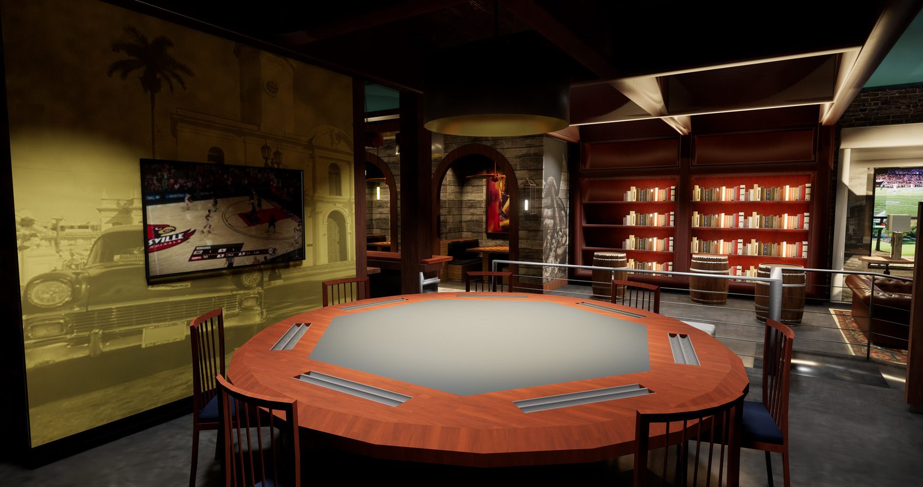 Cigar Bar Interior | Method-1 Interiors