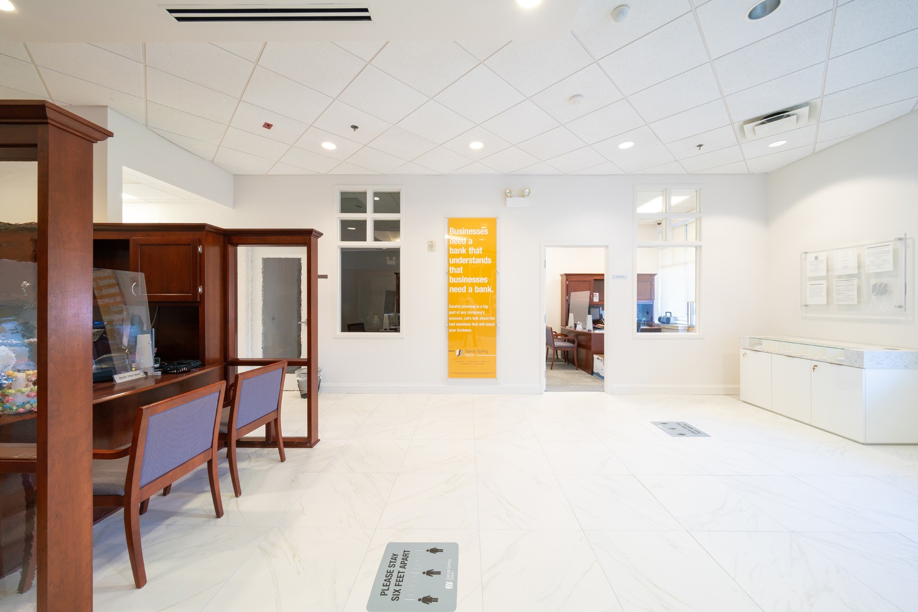 Custom Bank Interior | Method-1 Interiors