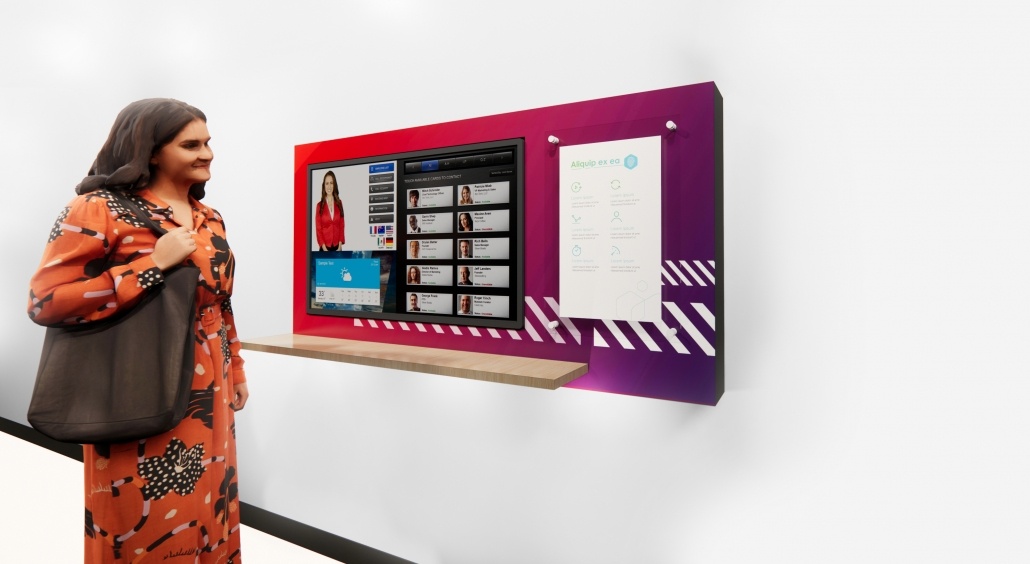 Visitors Reception Display | Method-1 Interiors